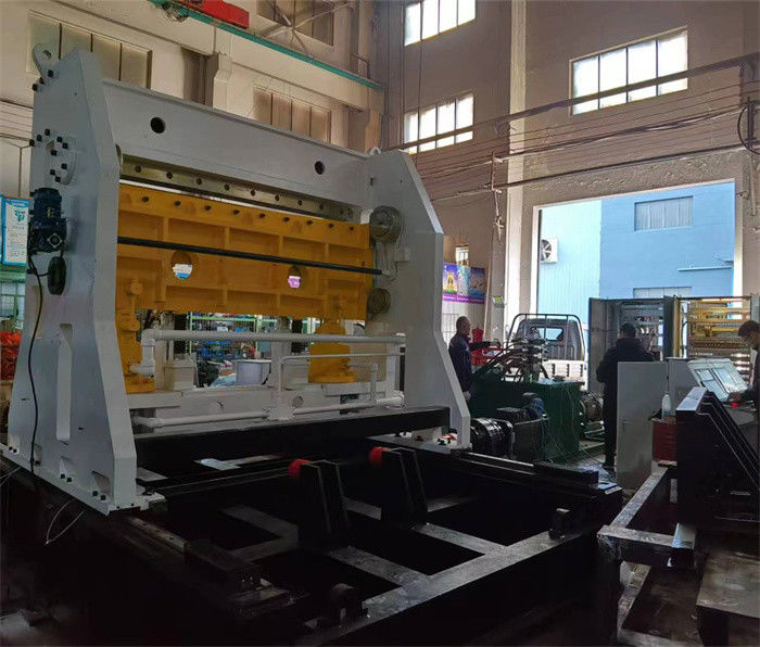 Medium Gauge Steel Flying Cut To Length Line Shear Continuous Cut To ...